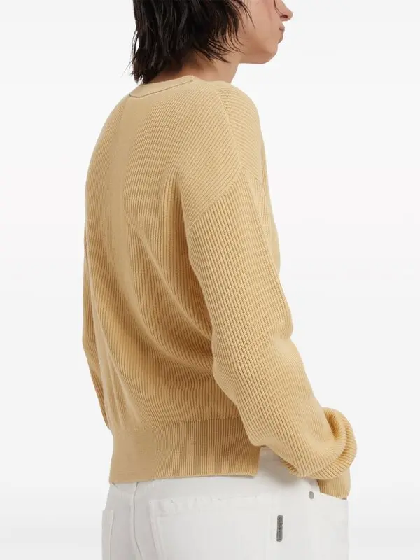 Brunello Cucinelli Ribbed Cotton Sweatshirt