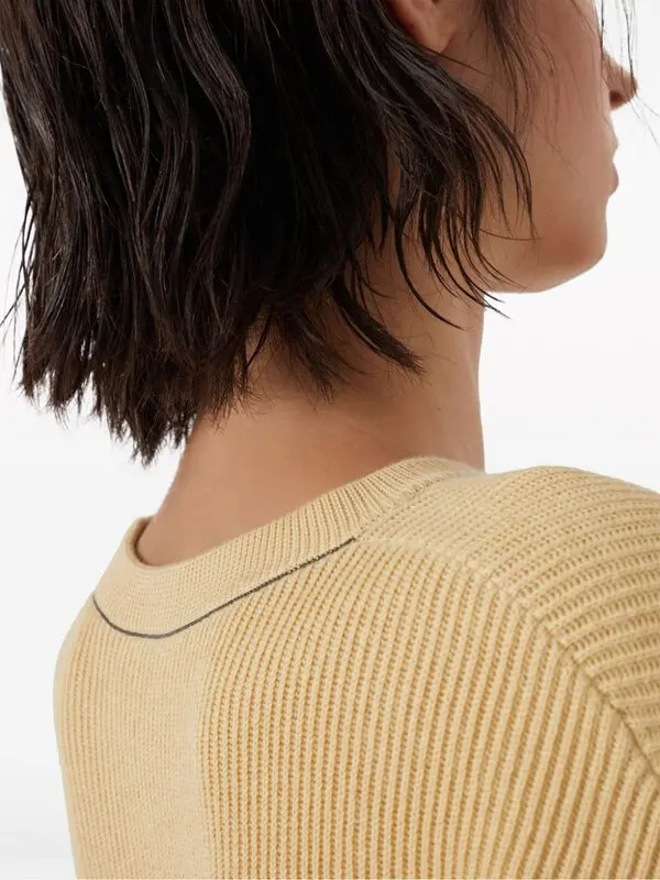 Brunello Cucinelli Ribbed Cotton Sweatshirt
