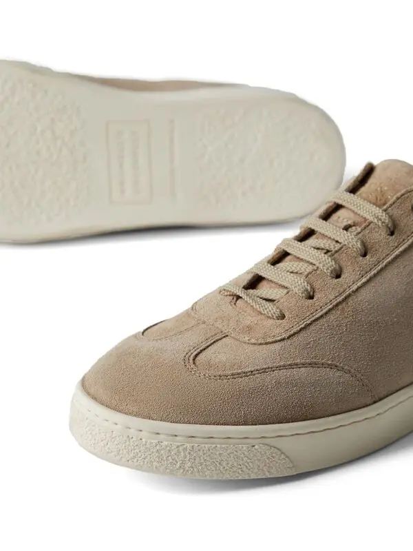 Brunello Cucinelli Almond-toe Sneakers - Brown