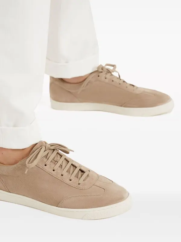 Brunello Cucinelli Almond-toe Sneakers - Brown
