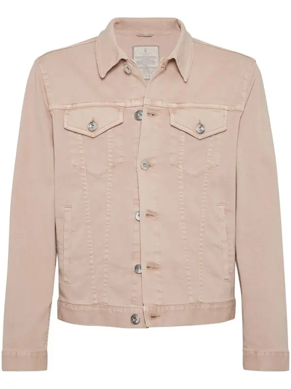 Brunello Cucinelli Classic-collar Denim Jacket