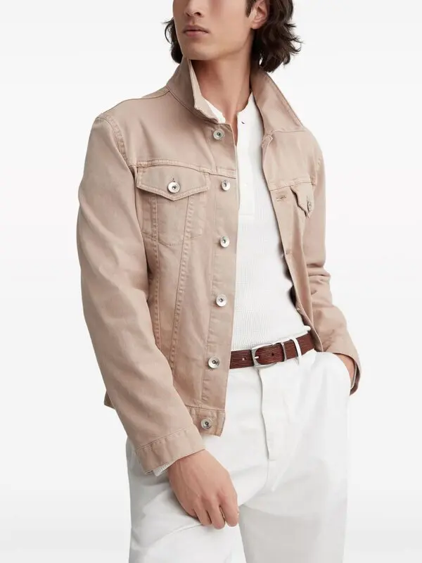 Brunello Cucinelli Classic-collar Denim Jacket
