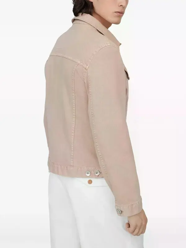 Brunello Cucinelli Classic-collar Denim Jacket - Neutrals