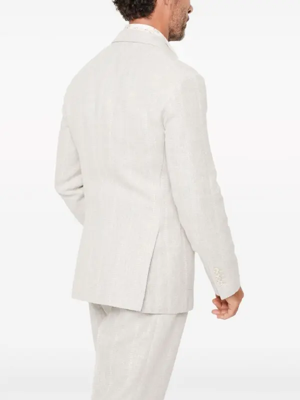 Brunello Cucinelli Stripe-pattern Notched-lapels Blazer