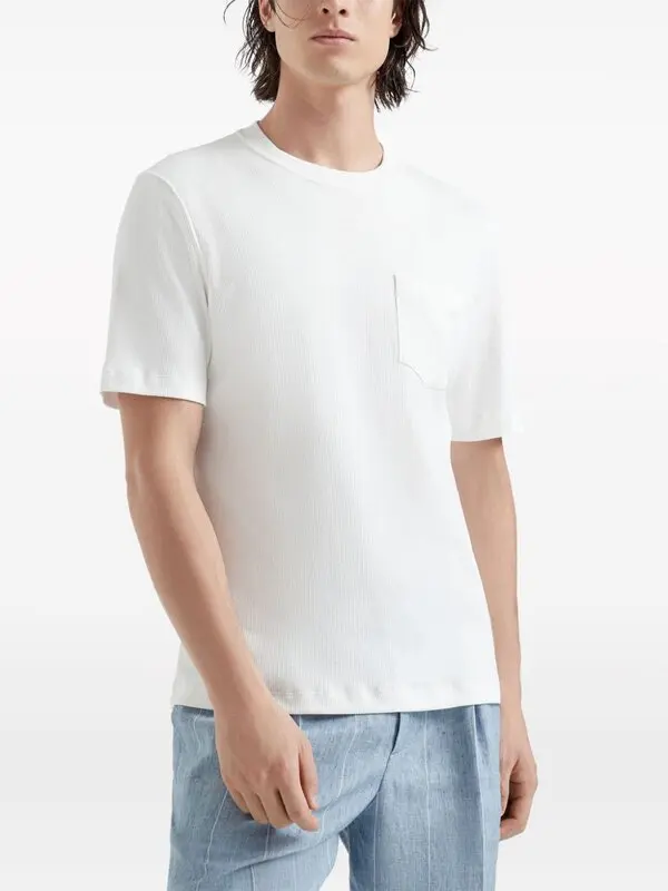 Brunello Cucinelli Patch-pocket Cotton T-shirt