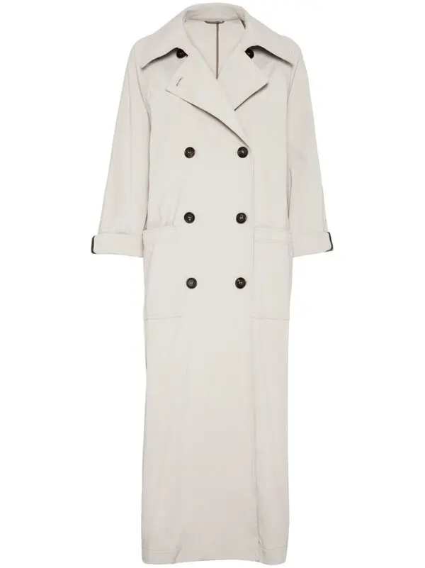 Brunello Cucinelli Notched-collar Double-breasted Coat