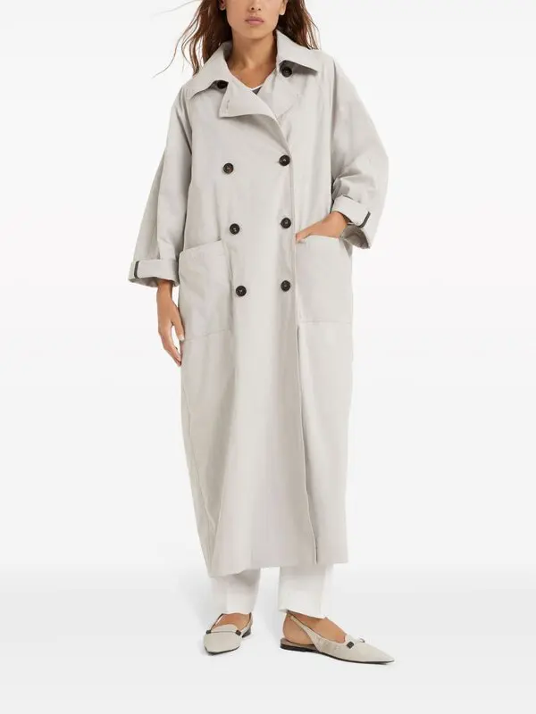 Brunello Cucinelli Notched-collar Double-breasted Coat