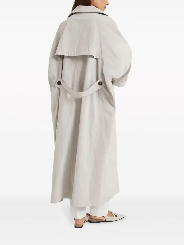 Brunello Cucinelli Notched-collar Double-breasted Coat