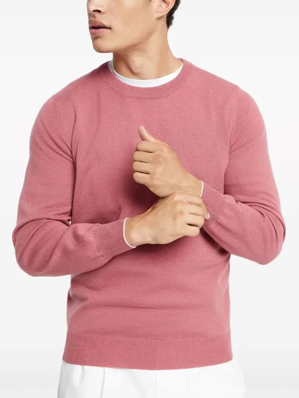 Brunello Cucinelli Fine-knit Cashmere Jumper - Red