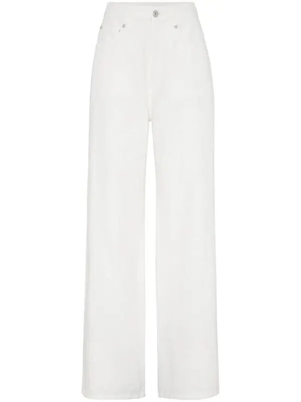Brunello Cucinelli Five-pocket Wide-leg Jeans