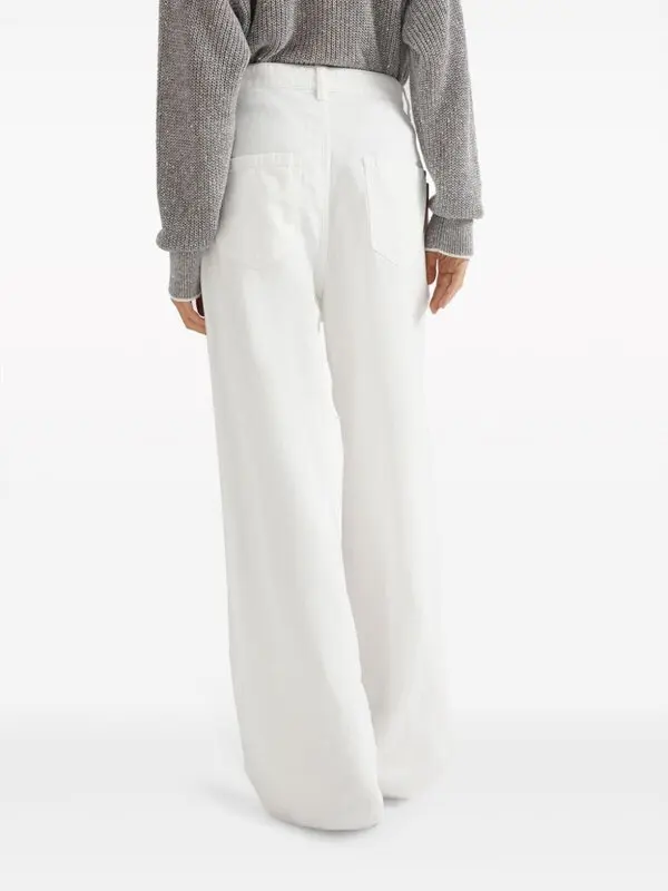 Brunello Cucinelli Five-pocket Wide-leg Jeans