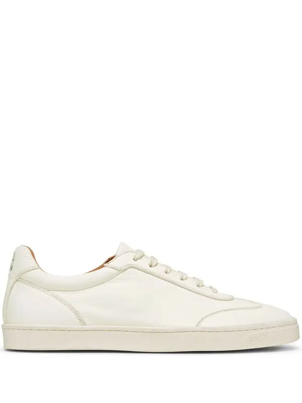 Brunello Cucinelli Logo-print Panelled Low-top Sneakers - White
