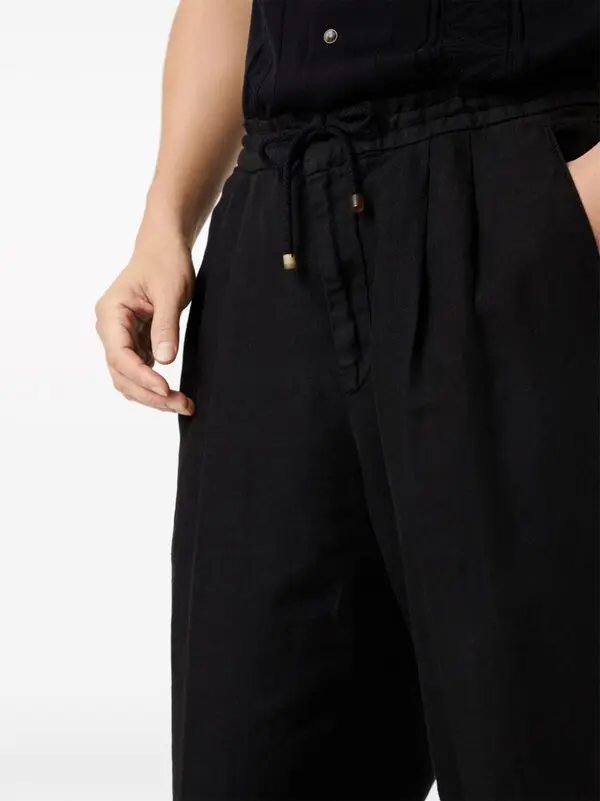 Brunello Cucinelli Straight-leg Track Pants - Black