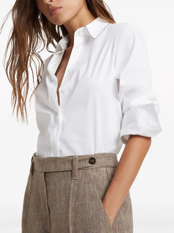 Brunello Cucinelli Tailored Linen Trousers