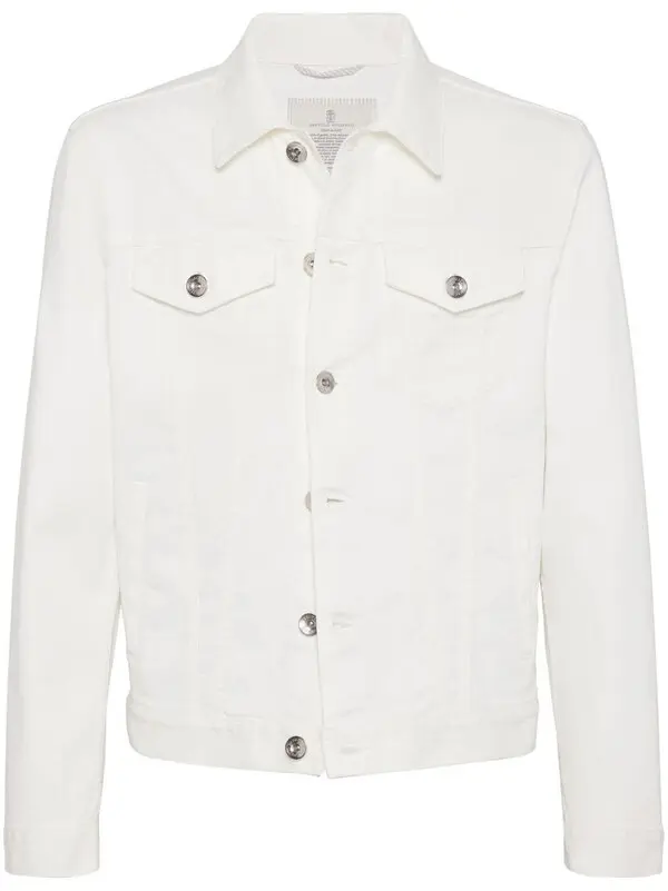 Brunello Cucinelli Slim-fit Denim Jacket