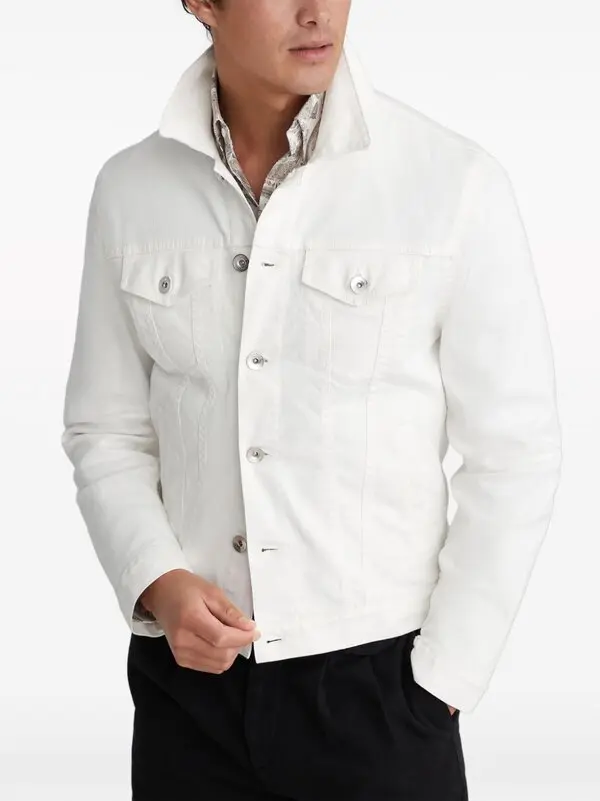 Brunello Cucinelli Slim-fit Denim Jacket