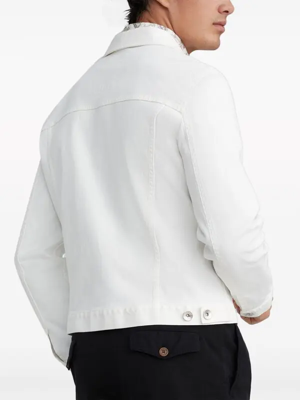 Brunello Cucinelli Slim-fit Denim Jacket