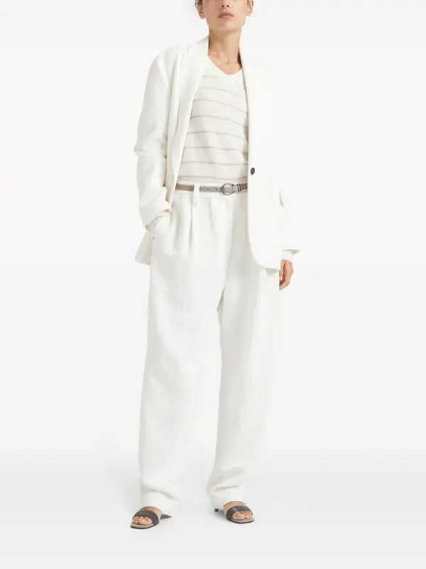 Brunello Cucinelli Trousers - White
