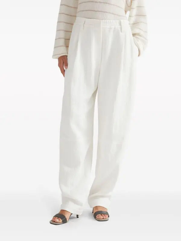 Brunello Cucinelli Trousers - White