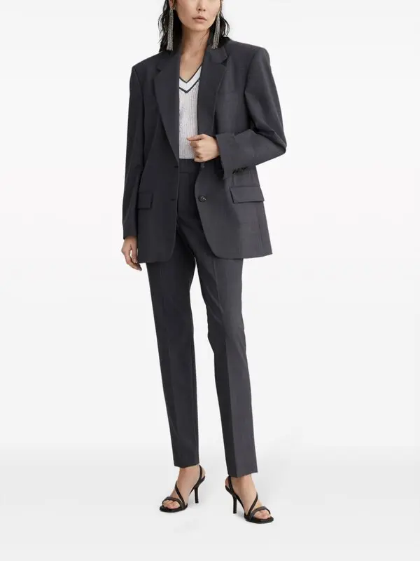 Brunello Cucinelli Notched-lapels Single-breasted Blazer