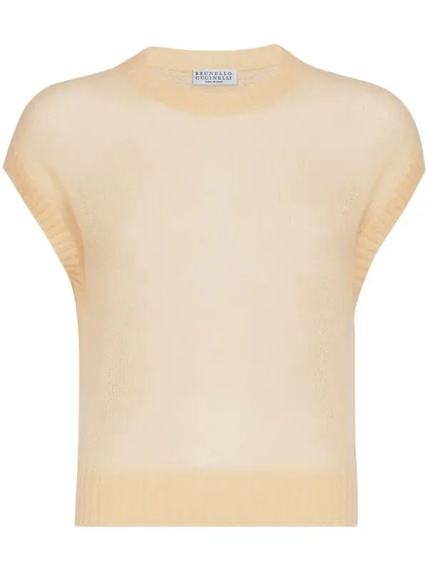 Brunello Cucinelli Knitted Vest - Neutrals