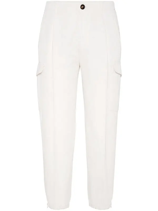 Brunello Cucinelli Cargo-pocket Cropped Trousers