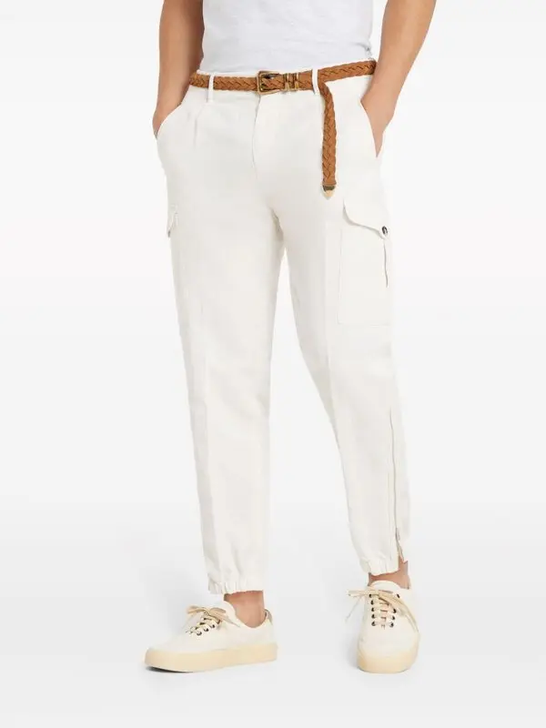 Brunello Cucinelli Cargo-pocket Cropped Trousers