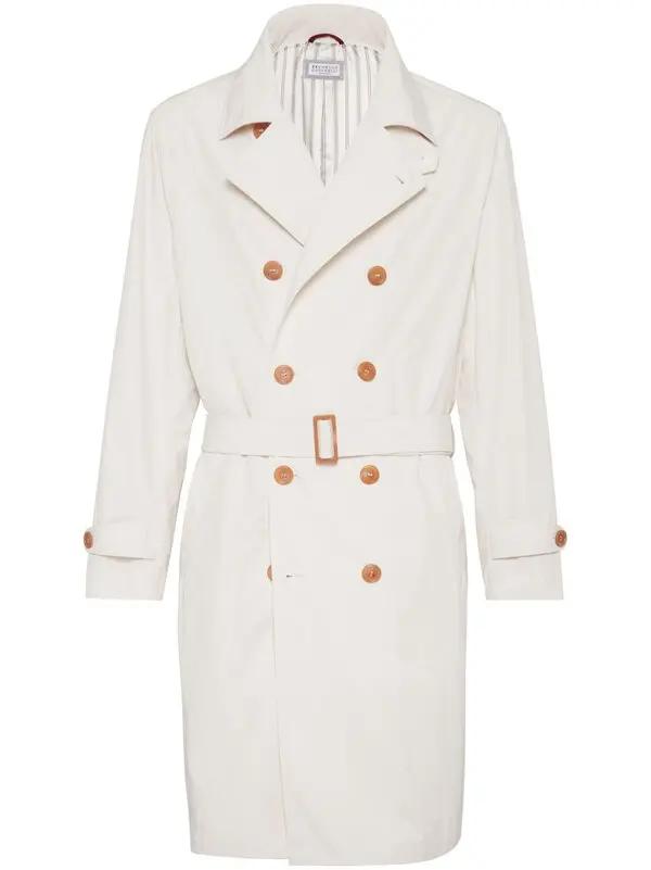Brunello Cucinelli Double-breasted Trench Coat