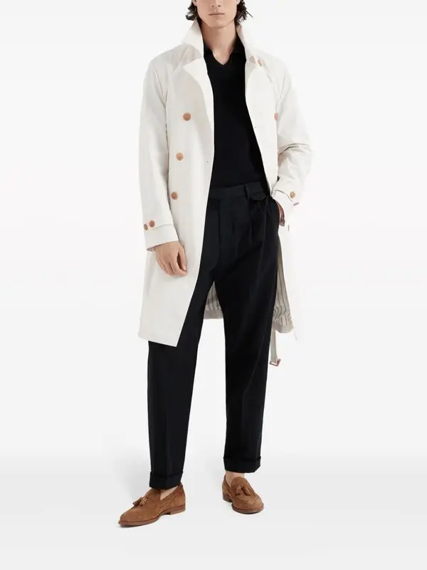 Brunello Cucinelli Double-breasted Trench Coat