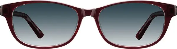 Zenni Vintage Inspired Oval Eyeglasses - Red