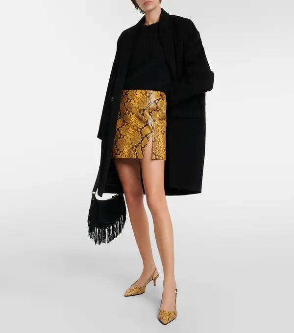 Isabel Marant Pilia Leather Slingback Pumps - Neutrals