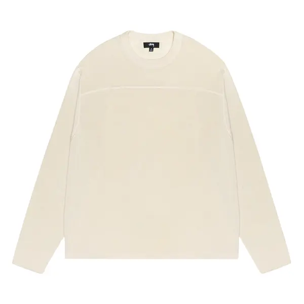 StÜssy Lightweight Football Crew - Cream