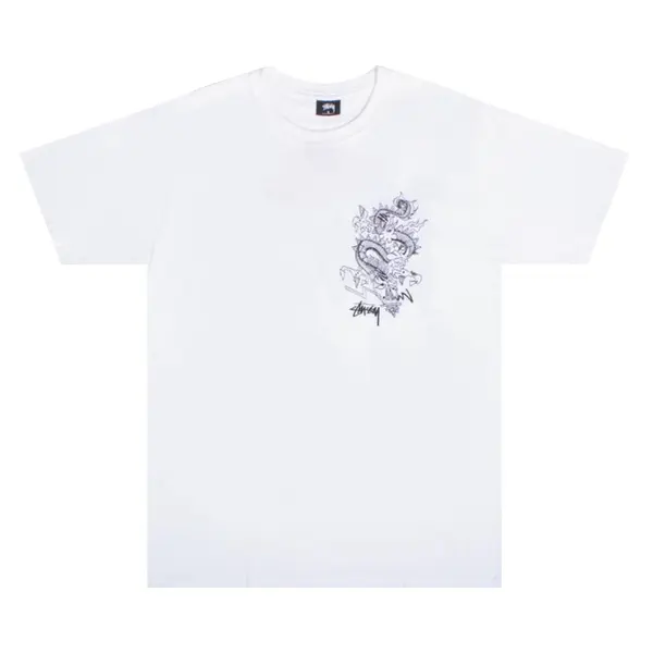 StÜssy Funky Tribe Tee - White