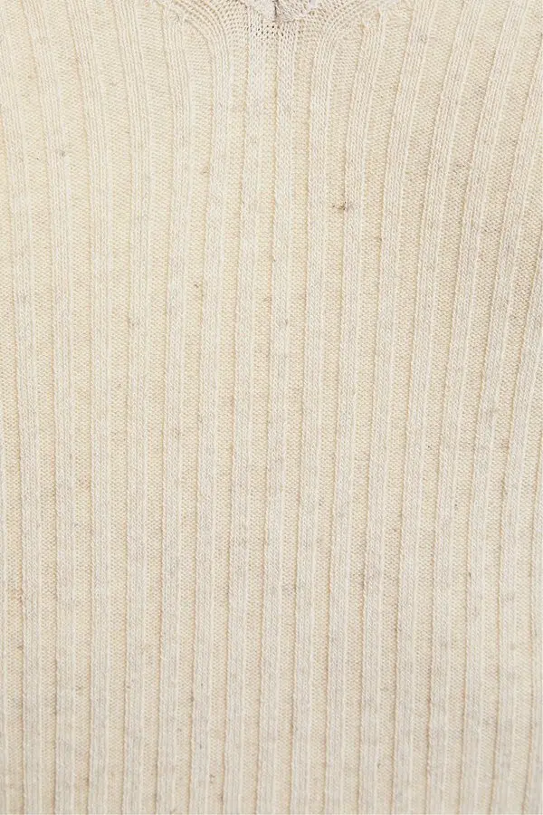 Jacquemus Cielo Ribbed-knit Playsuit