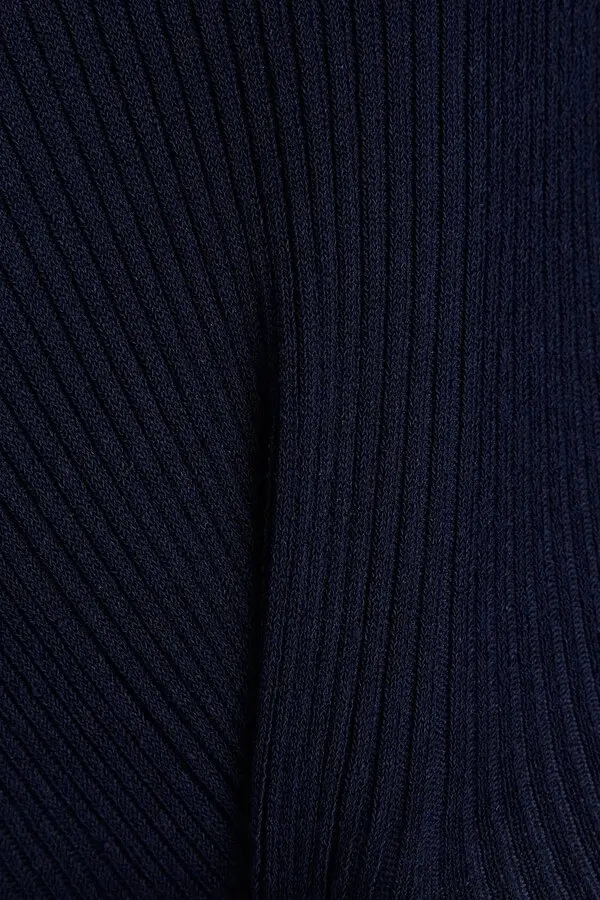 Jacquemus Cielo Ribbed-knit Playsuit