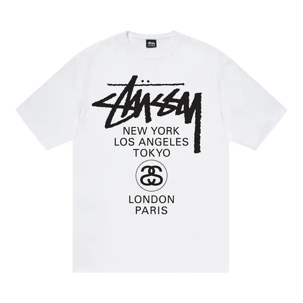 StÜssy World Tour Tee - White