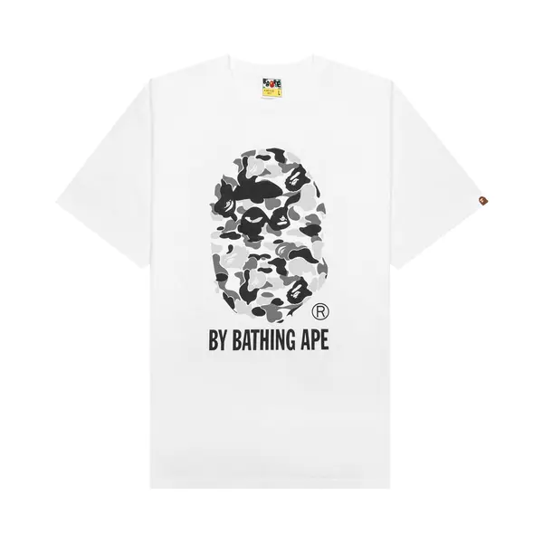 A BATHING APE Abc Camo Tee - White