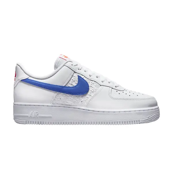 Nike Force 1 '07 Embossed Hoops - White