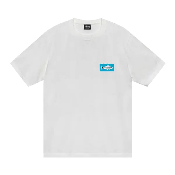 StÜssy Heal The Bay Ocean Pigment Dyed Tee 'natural - White