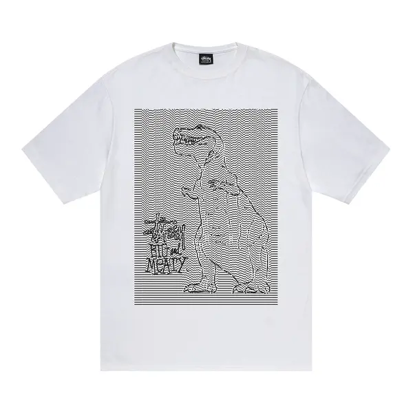 StÜssy Dots & Loops Tee - White