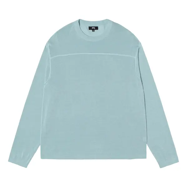 StÜssy Lightweight Football Crewneck - Blue