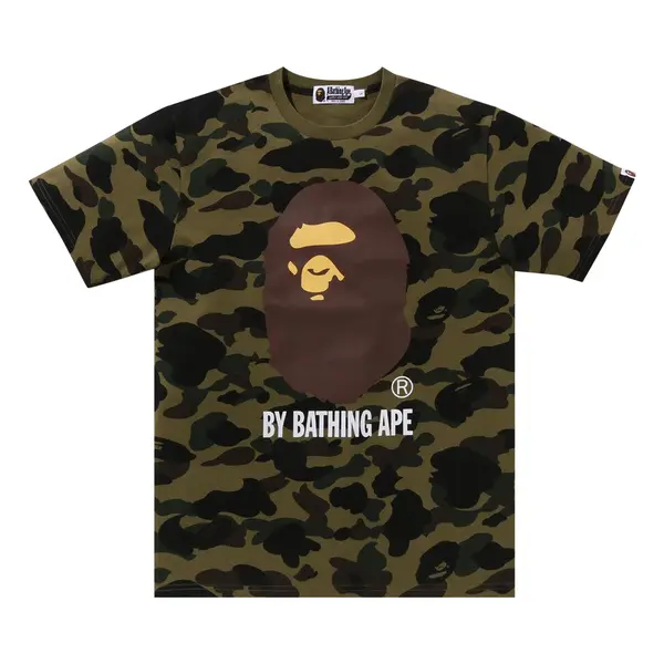 A BATHING APE 1st Camo Bathing Ape Tee - Green