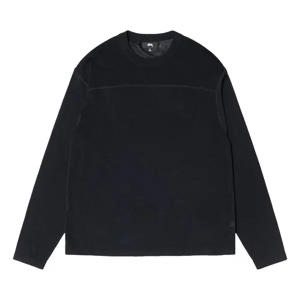 StÜssy Lightweight Football Crew - Black