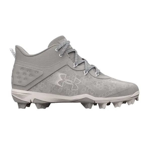 Under Armour Harper Mid Rm Baseball Cleats - Grey