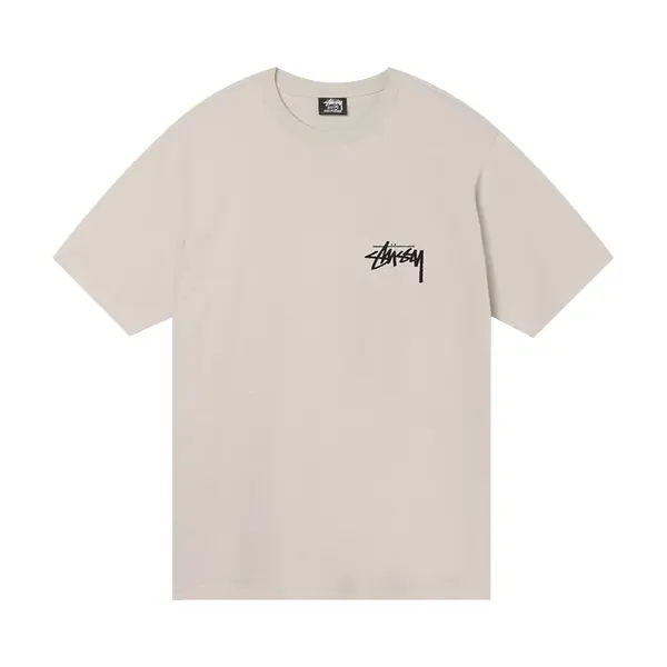 StÜssy Fuzzy Dice Tee 'smoke - Cream