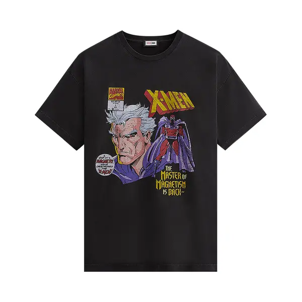 Kith For X-men Master Of Magnetism Vintage Tee - Black