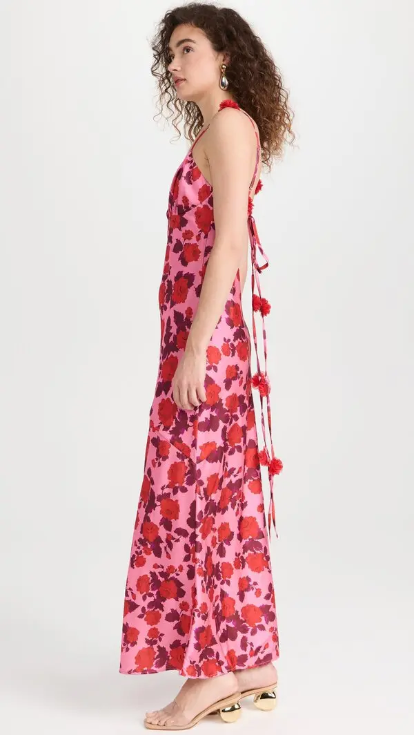 For Love & Lemons Huda Maxi Dress In Pink - 60% Off | Editorialist