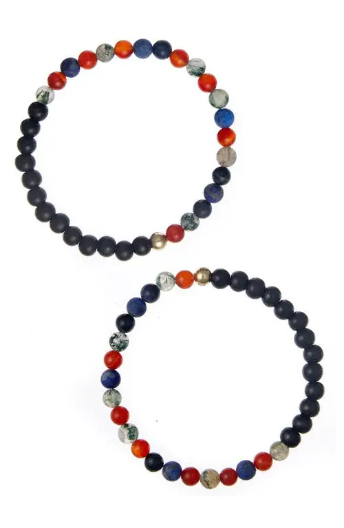 THE HEALER’S COLLECTION N77 Detox Bracelet Set - Black