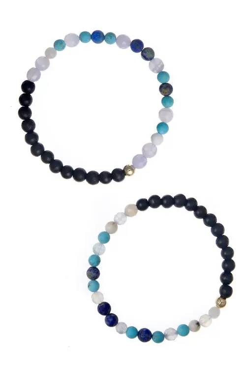 THE HEALER’S COLLECTION Set Of 2 Healer's Bracelets - Black