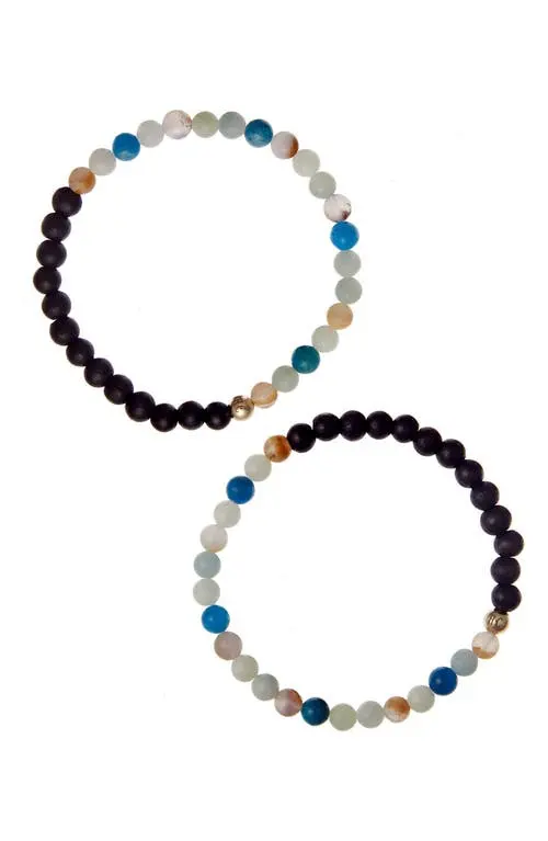 THE HEALER’S COLLECTION Set Of 2 Healer's Bracelets - Black
